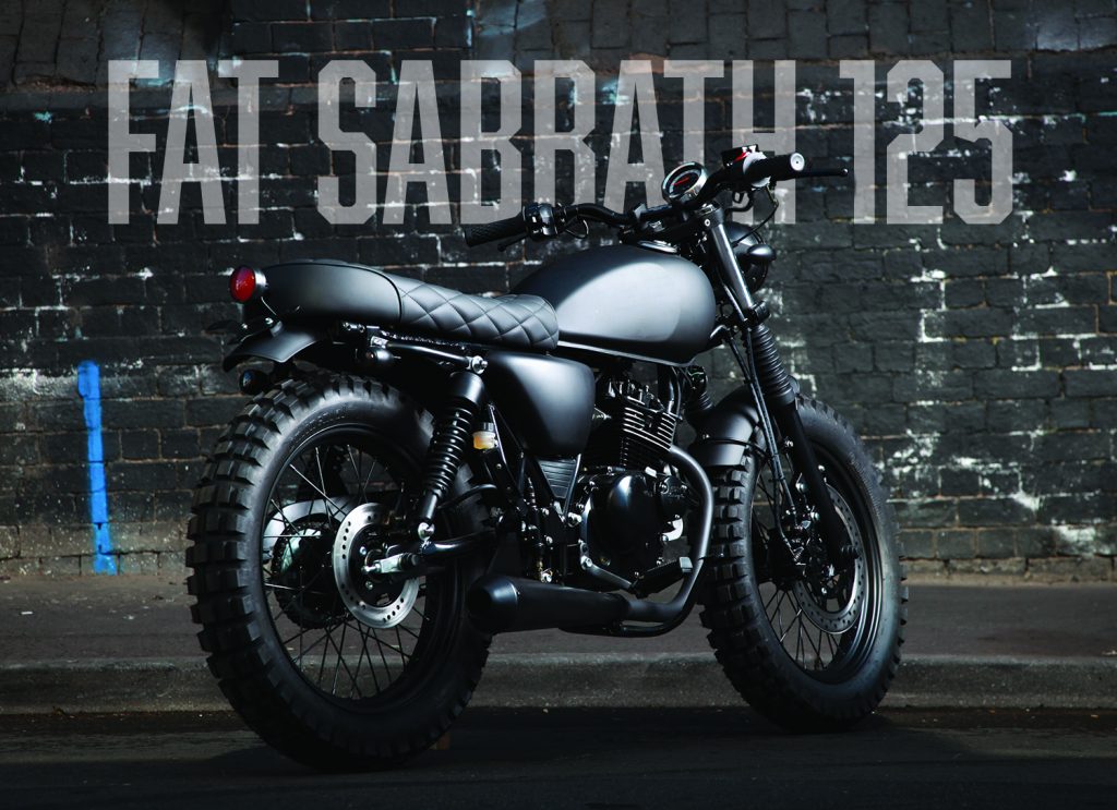 Mutt Motorcycles unveils dark and grungy Fat Sabbath 125 - iMotorbike News