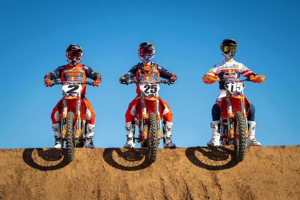 Red Bull KTM riders all geared up for AMA Supercross season opener