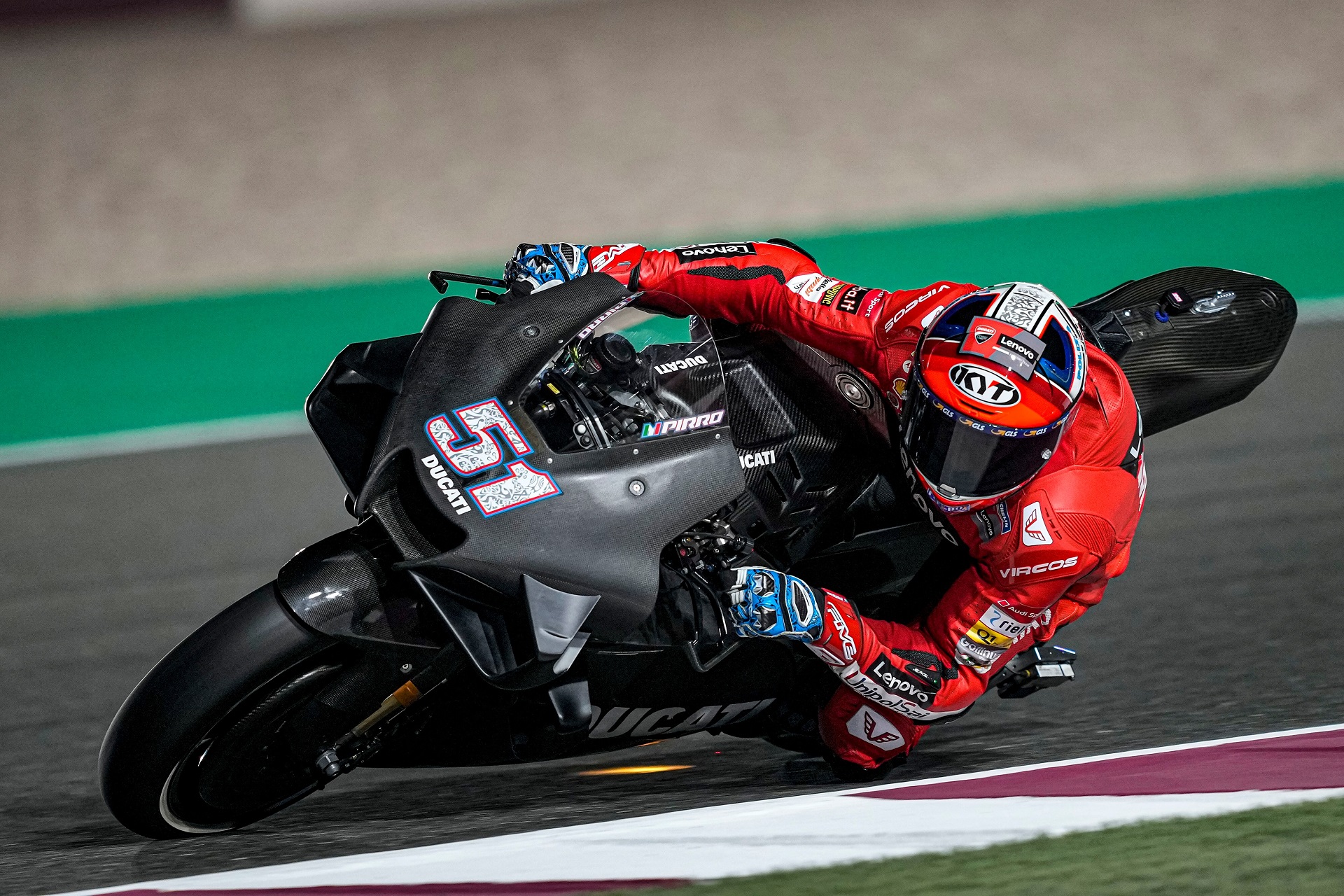 Michele Pirro with Ducati at Misano - iMotorbike News