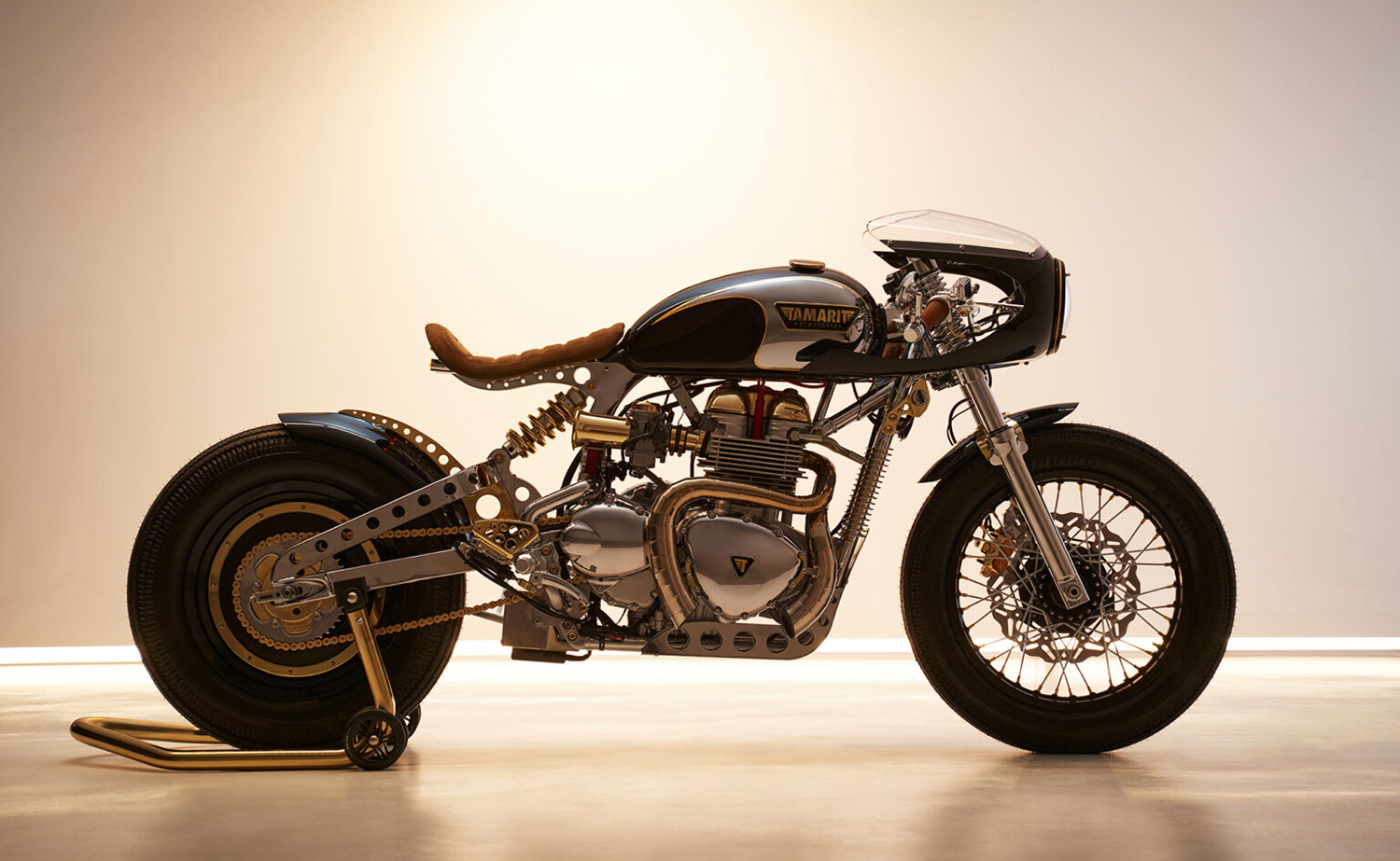 Tamarit Motorcycles Crafts Bespoke Triumph 'Black Dragon'