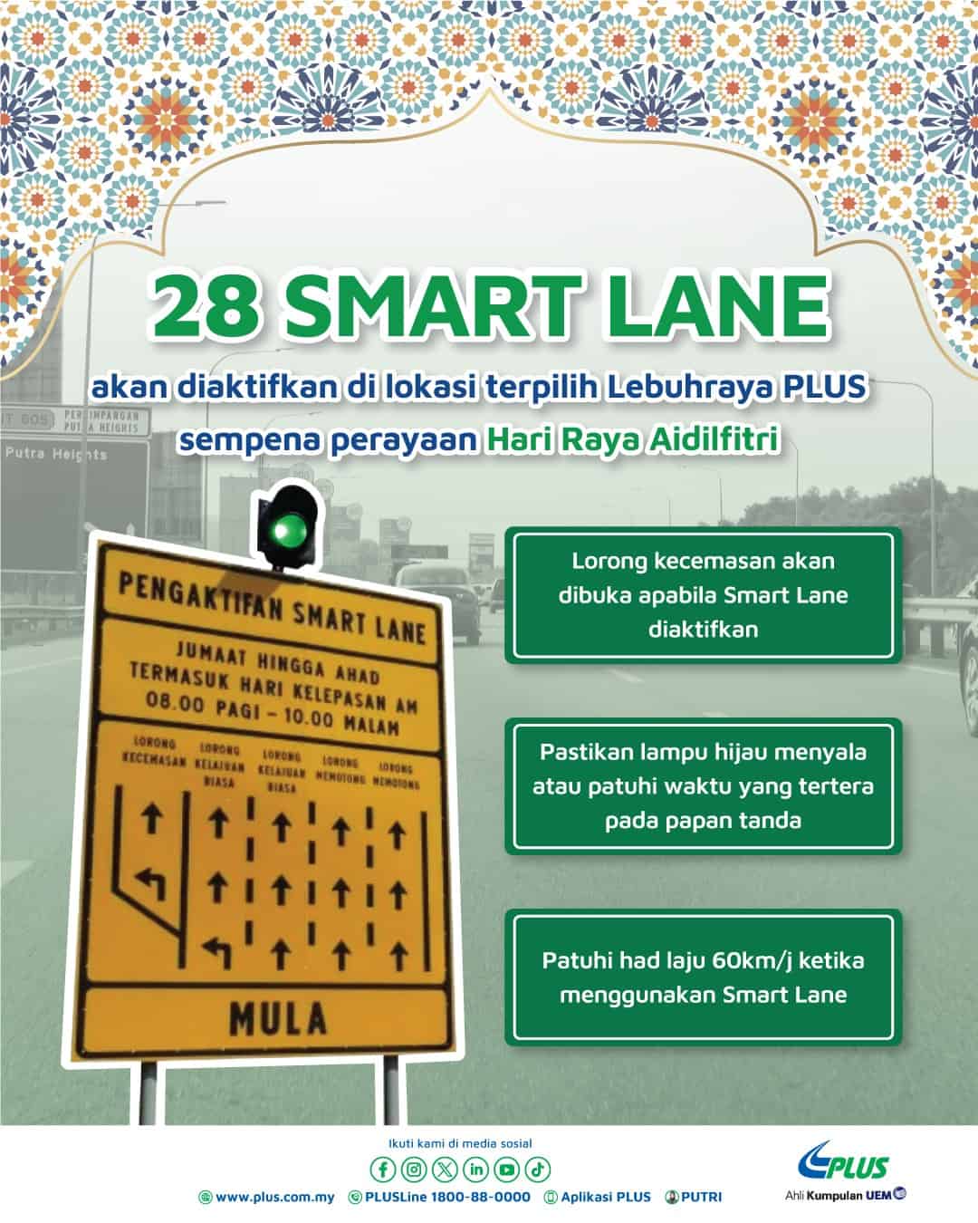 Kerajaan Umum Diskaun Tol 50% Sempena Hari Raya Aidilfitri 2025
