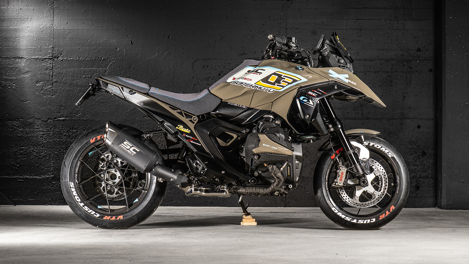 BMW R 1300 GS Gets a Wild Supermoto Makeover by Swiss Custom Shop