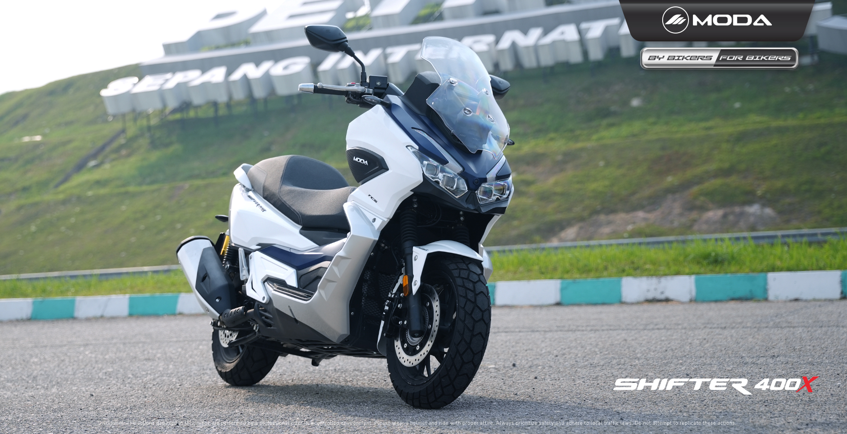 MODA Launches Shifter 400X Adventure Scooter in Malaysia - iMotorbike News